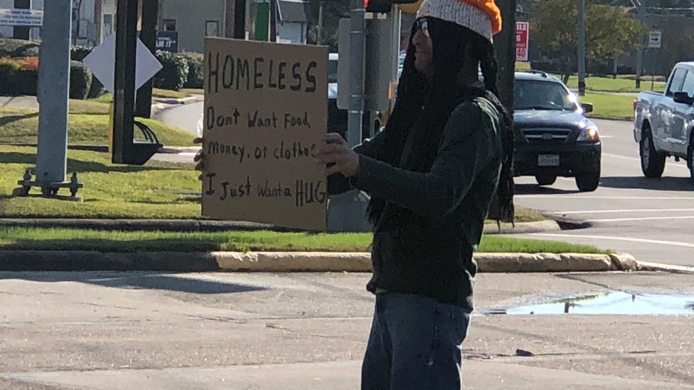 Homeless advocate encourages hugs for the homeless to raise awareness ...