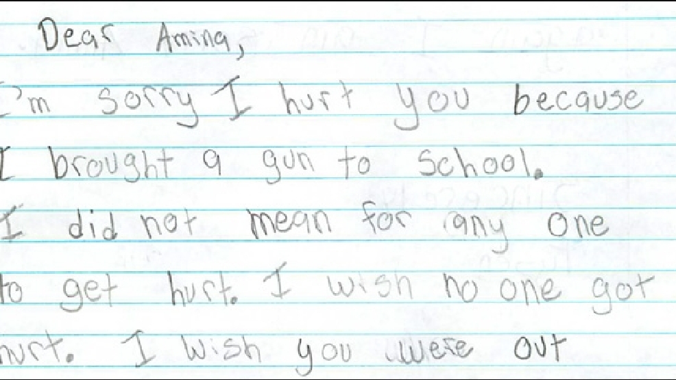 'I made a bad choice': Boy writes apology letter to shooting victim | KIMA