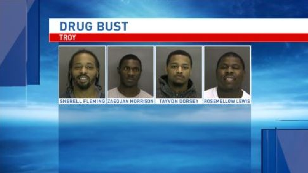 Police Four Arrested In Troy Drug Bust Wrgb